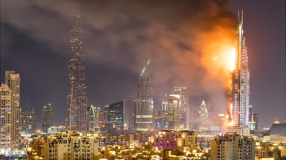Kiredio Aonyesha Hali ya Hatari iliyowapata Dubai kwa Mashambulizi ya ...